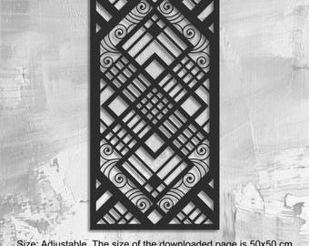 Panel Laser Cut Svg Dxf Files Pdf Eps Ai Png for Laser Cutting Room ...