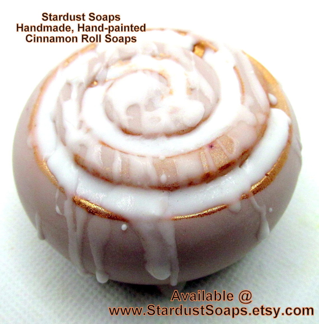 Cinnamon Roll Soap Handmade, Hand-painted, Aromatic, Moisturizing, Nice ...