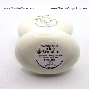 Aloe Wonder Soap Natural Face Soap Aloe Face and Body Soap - Etsy