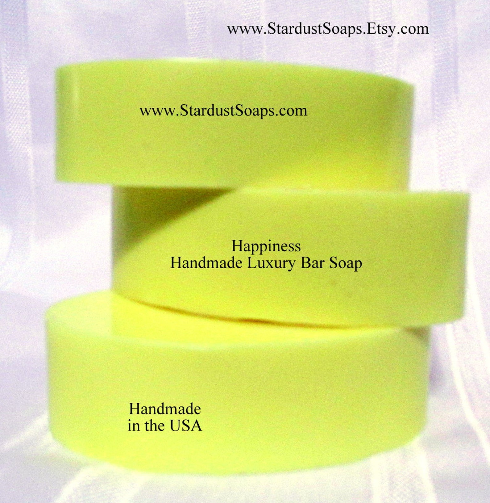 Happiness handmade bar soap fresh clean lots of lather | Etsy