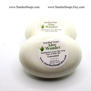 Aloe Wonder Soap Natural Face Soap Aloe Face and Body Soap - Etsy
