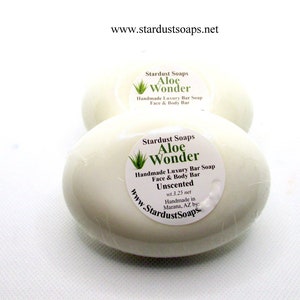 Aloe Wonder Soap Natural Face Soap Aloe Face and Body Soap Handmade ...