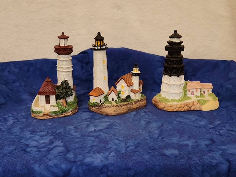Lighthouses With Lighthouse Keepers Cottages Home Nautical Décor, Gift ...