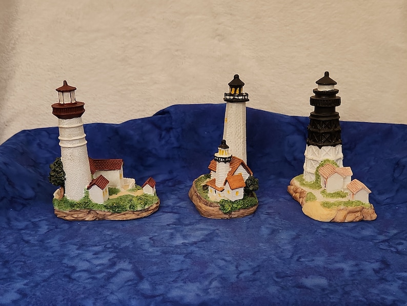 Lighthouses With Lighthouse Keepers Cottages Home Nautical Décor, Gift ...