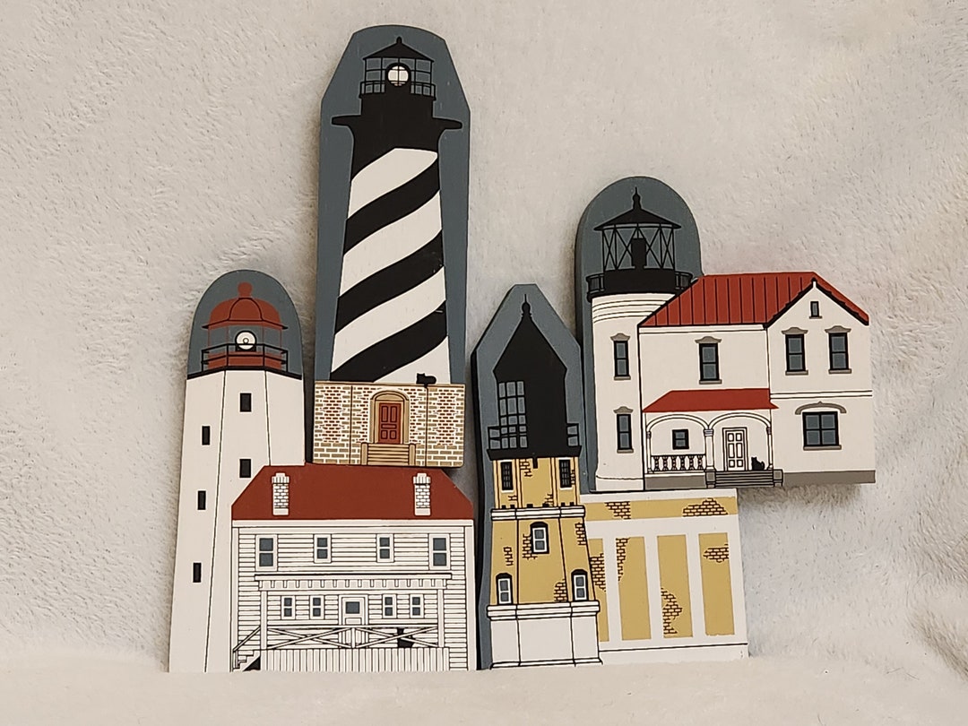 Cat's Meow Lighthouse Series Wooden Lighthouse Admiralty Head,sandy ...