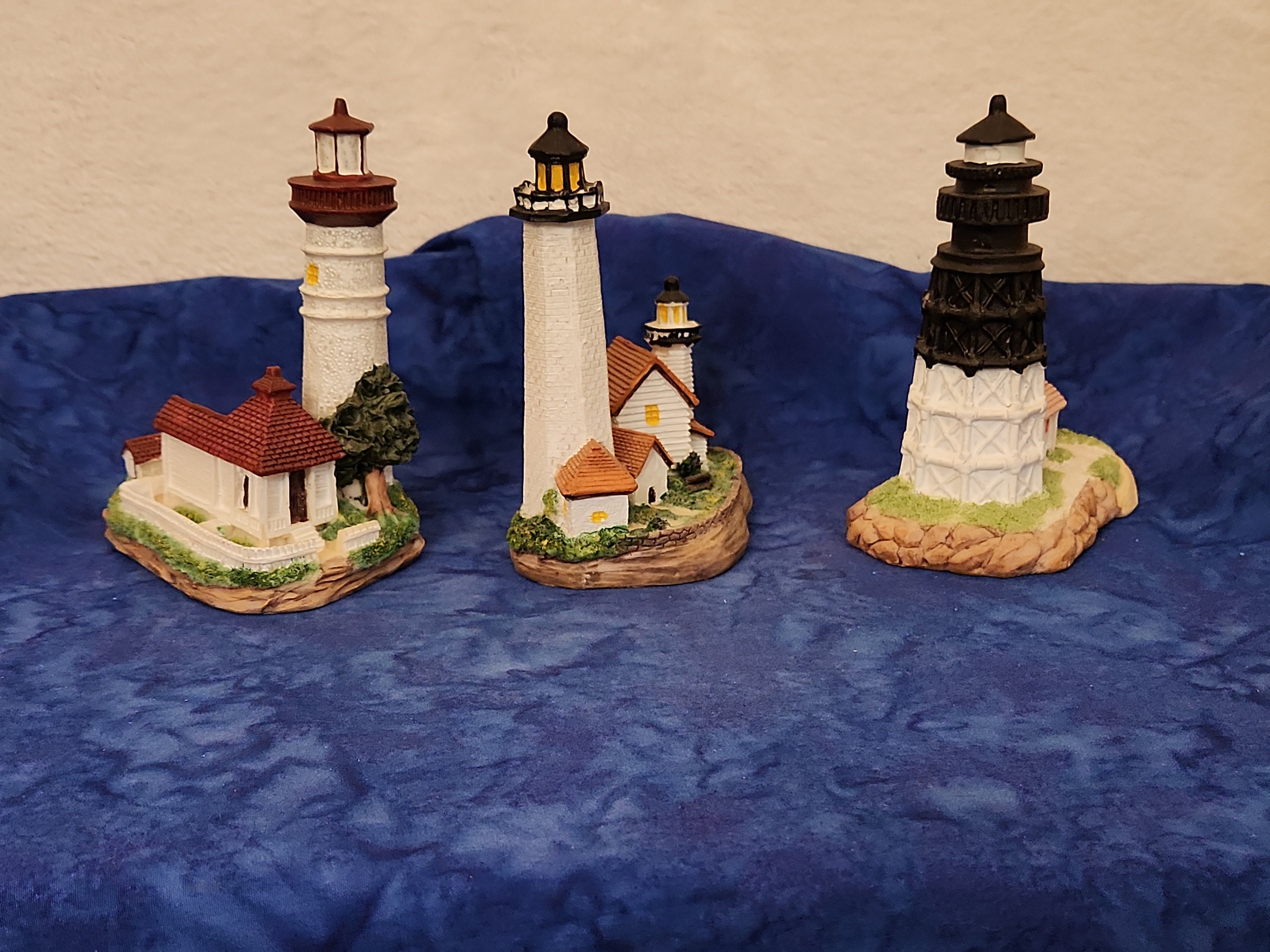 Lighthouses With Lighthouse Keepers Cottages Home Nautical Décor, Gift ...