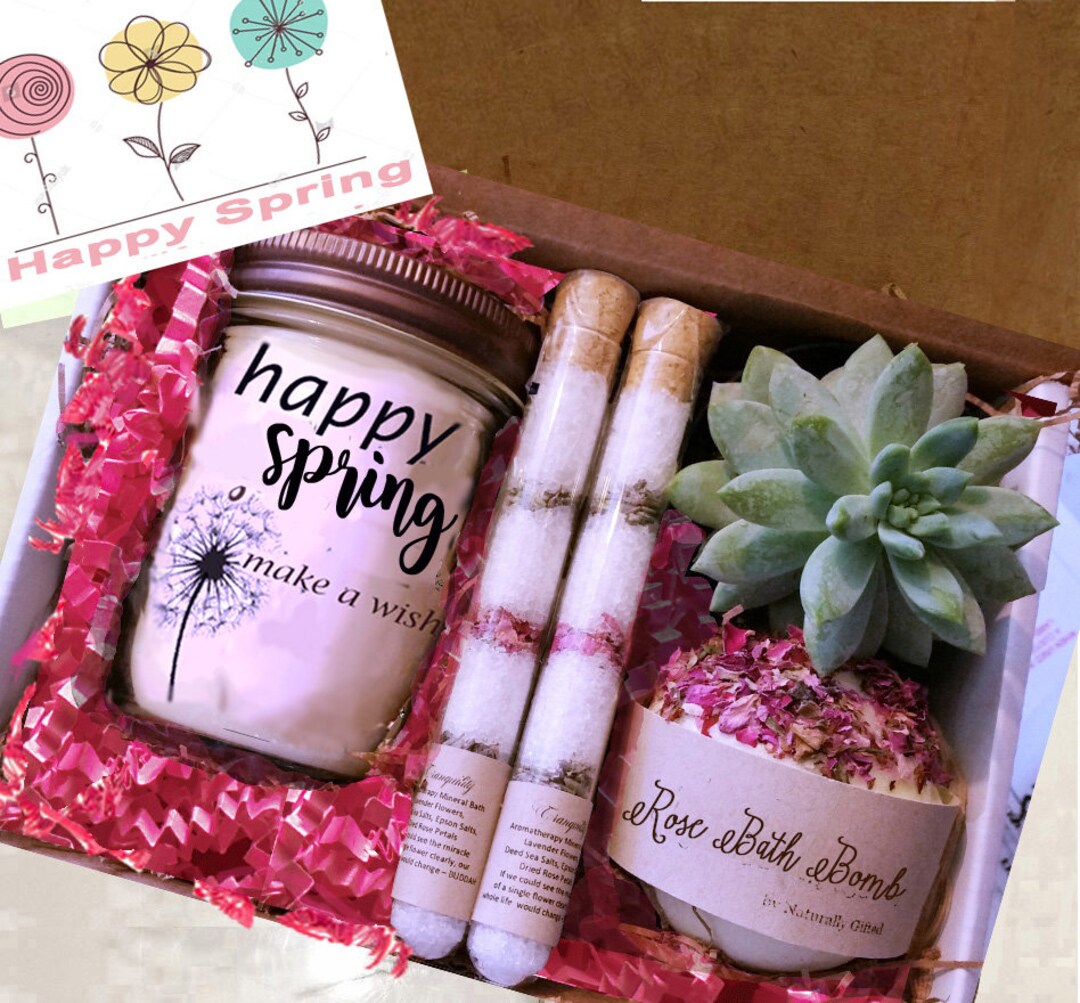 Welcome Spring Gift, Happy Spring Gift Box, Happy Spring,birthday Gift ...