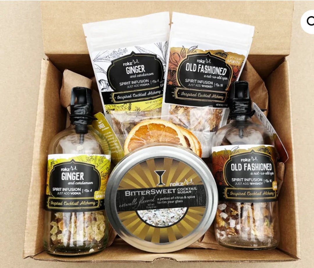 Old Fashioned Alcohol Infusion Cocktail Kit, Great for Bourbon, Whiskey ...