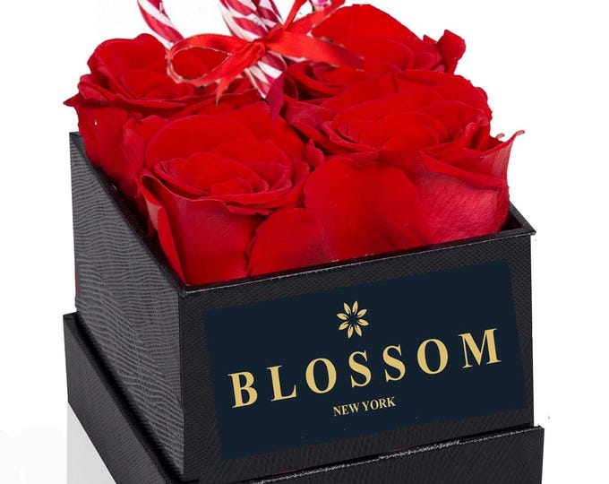 Extra Large Soap Flower Bouquet in Pink Gift Box – Handmade Natural ...