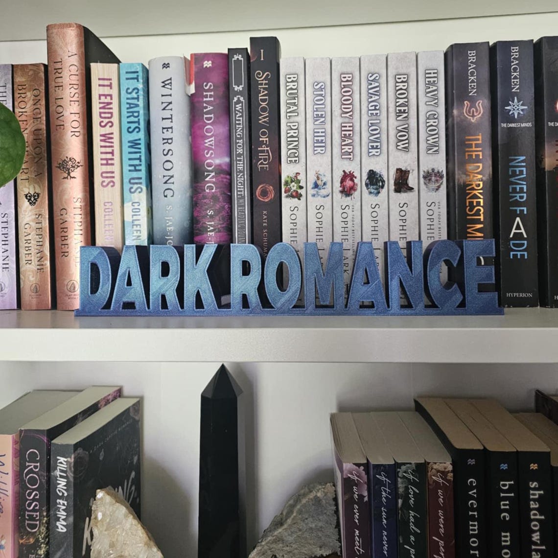 Dark Romance Sign, Dark Romance Plaque, Book Trope Sign, Book Genre ...