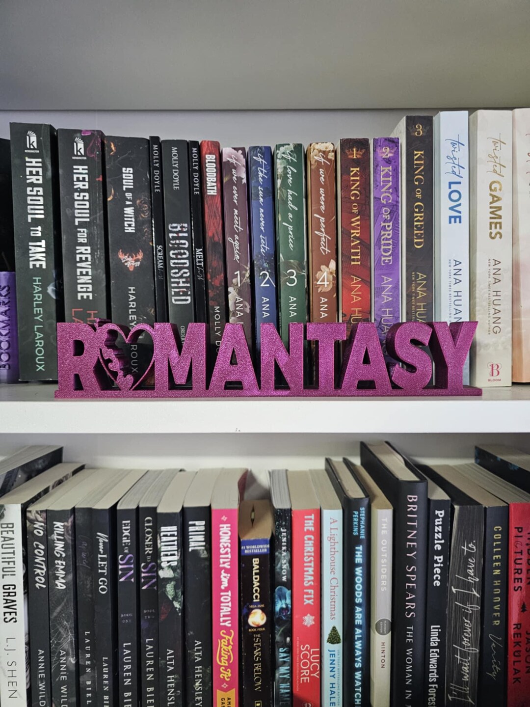 Romantasy Sign, Romantasy Plaque, Book Trope Sign, Book Genre Sign ...