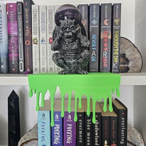 Drip Shelf Decor, Slim Drip Shelf, Gothic Shelf Decor, Bookshelf ...