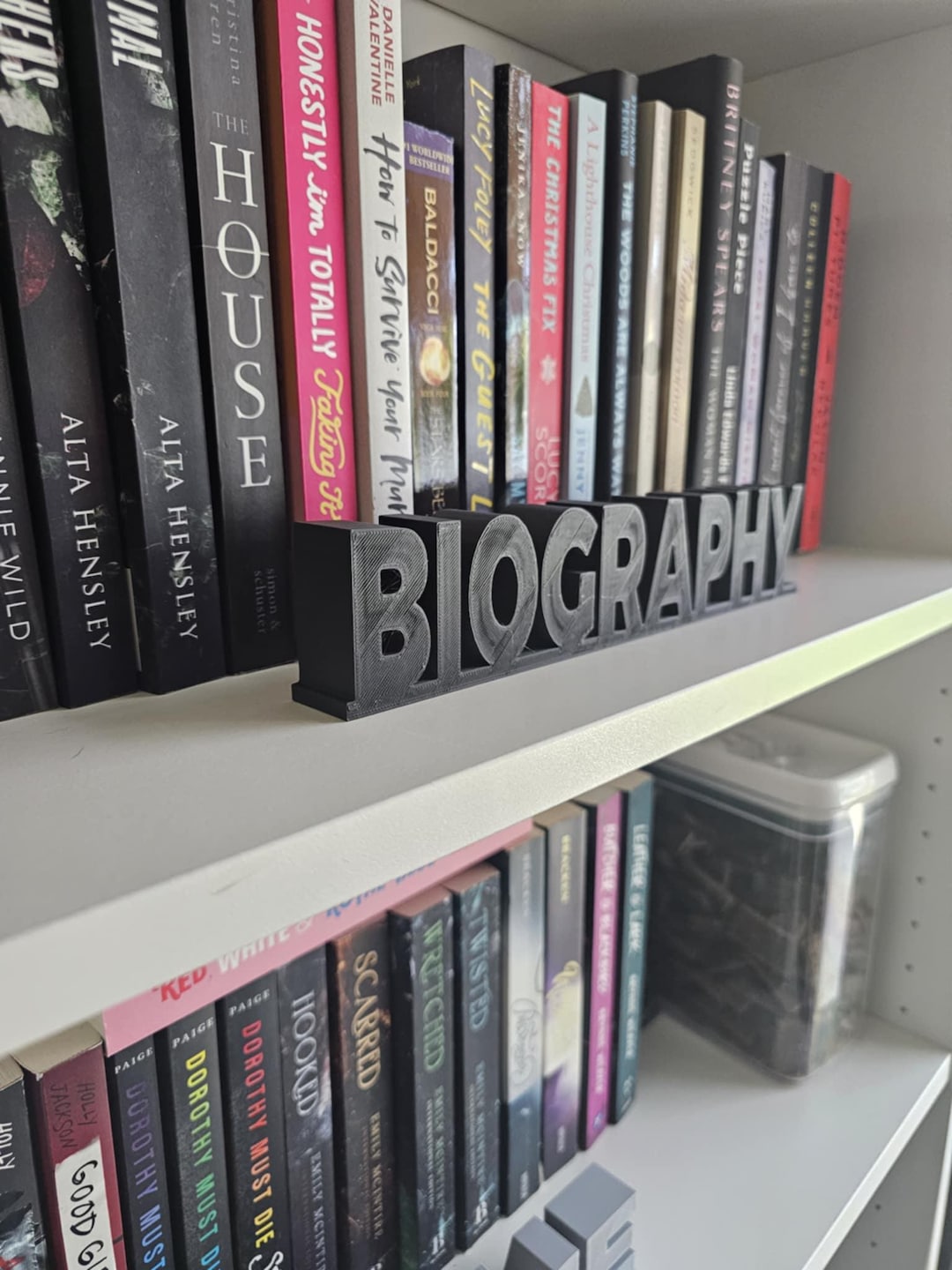 Biography Sign, Biography Plaque, Book Trope Sign, Book Genre Sign ...