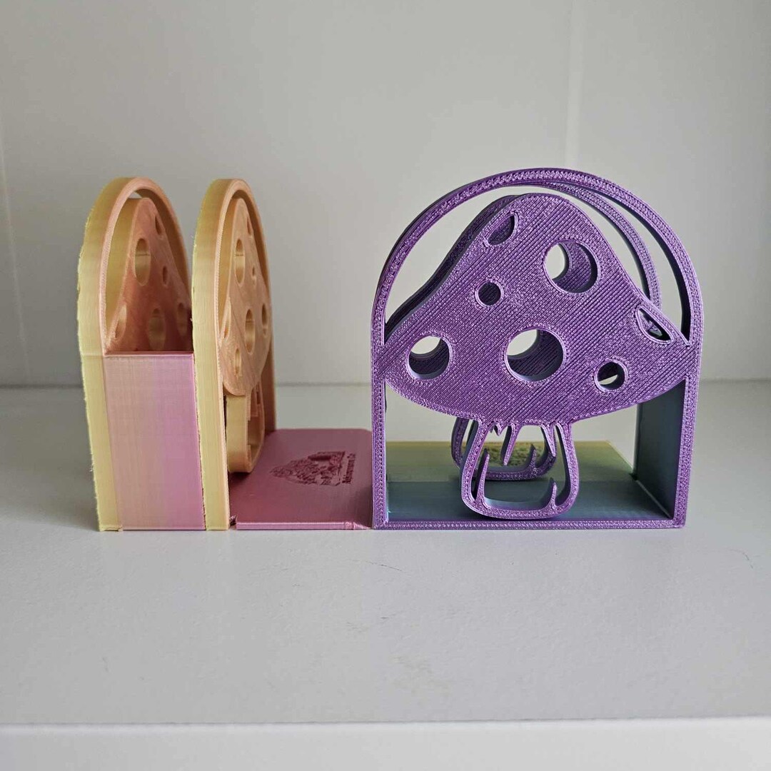 Mushroom Bookend, Mushroom Bookmark Holder, Bookmark Holder, Bookend ...