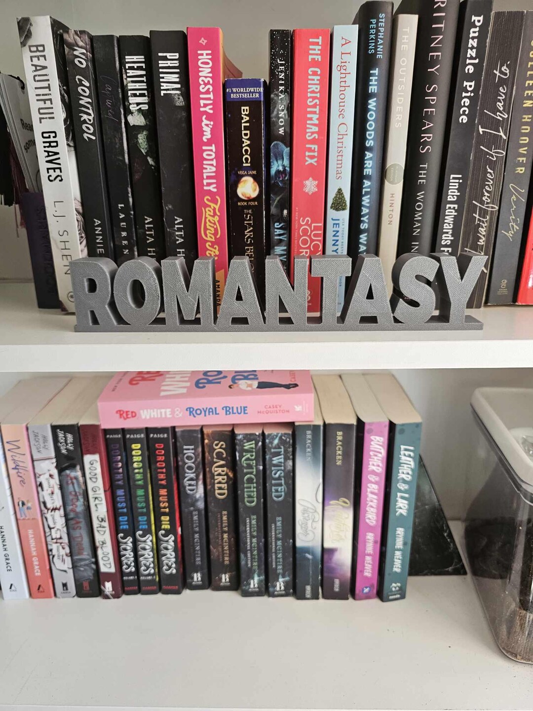 Romantasy Sign, Romantasy Plaque, Book Trope Sign, Book Genre Sign ...