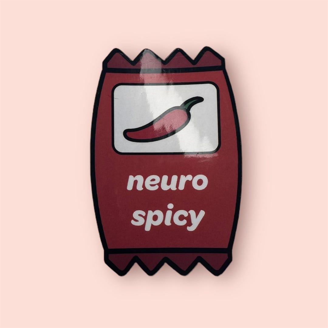 Nuero Spicy Sticker // Cute Sticker // Funny Sticker - Etsy