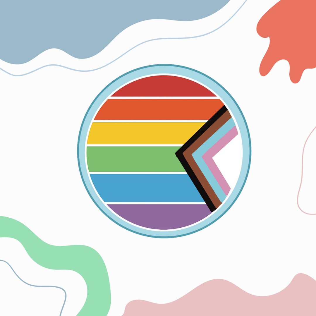 Pride Flag Sticker // Cute Sticker // LGBTQS+ - Etsy