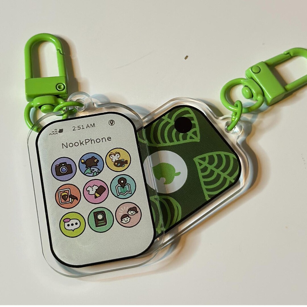 Nook Phone Acrylic Keychain // ACNH Art // Animal Crossing Merch ...