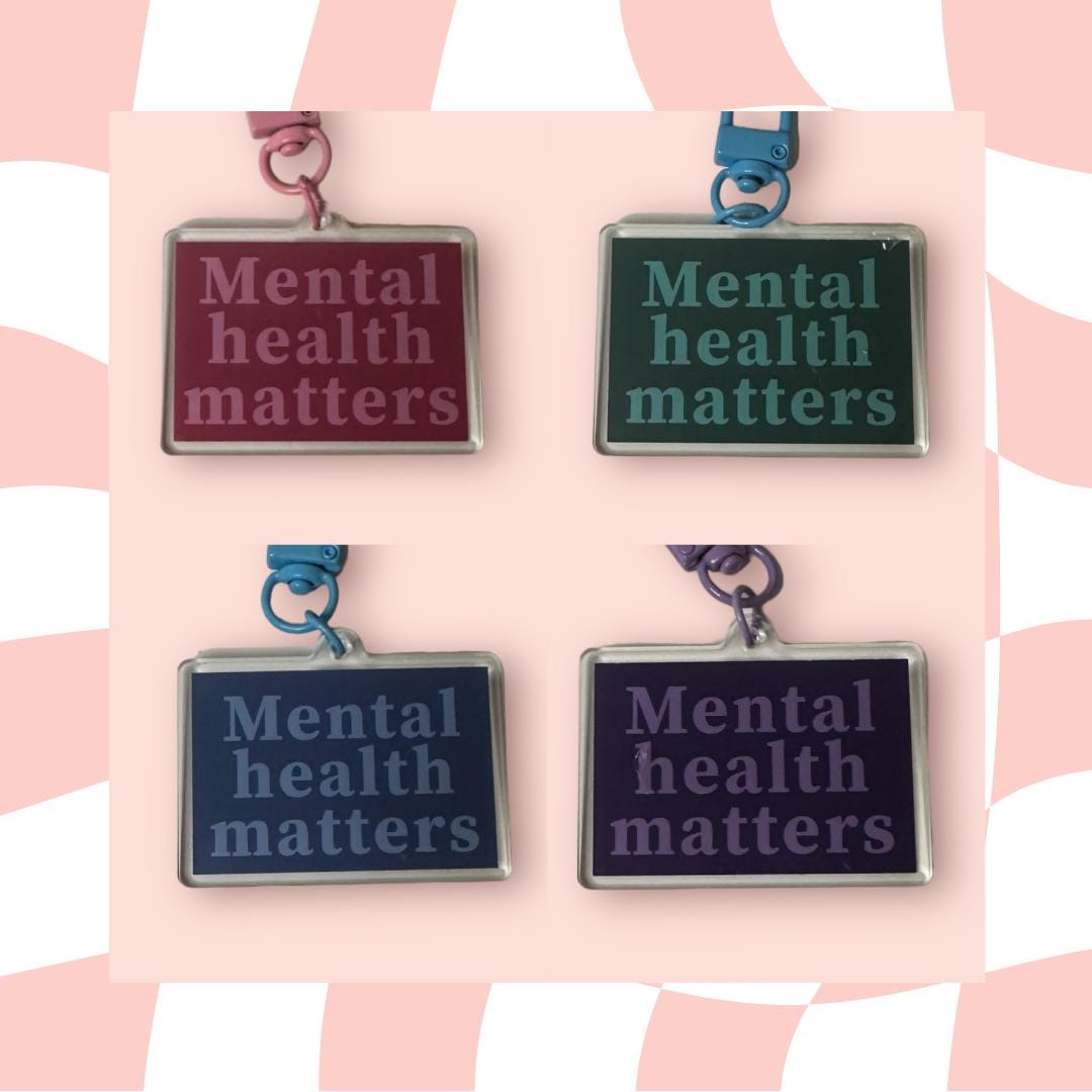 Mental Health Matters Keychains // Cute Keychains // Mental Health ...