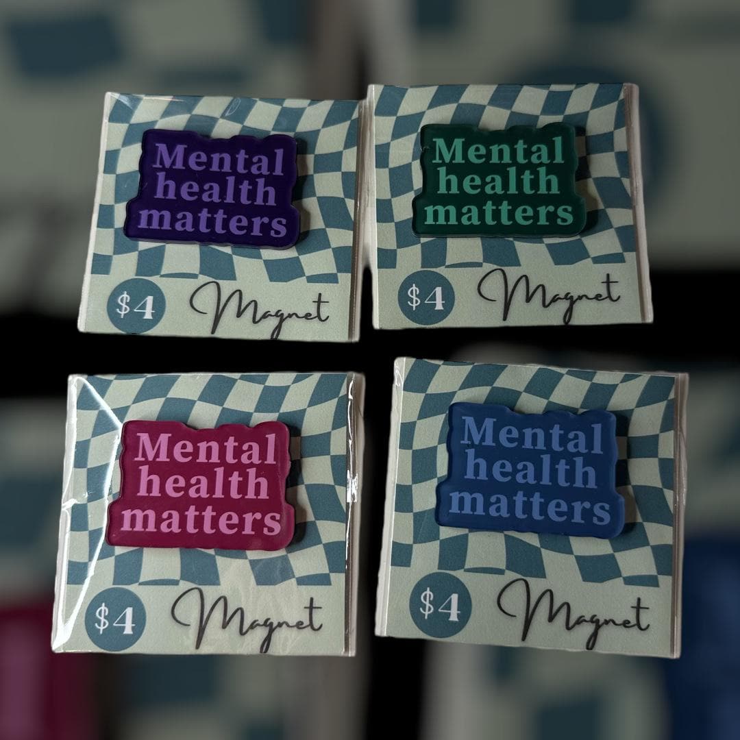 Mental Health Matters Magnets // Cute Magnet // Fridge Magnet // Mental ...