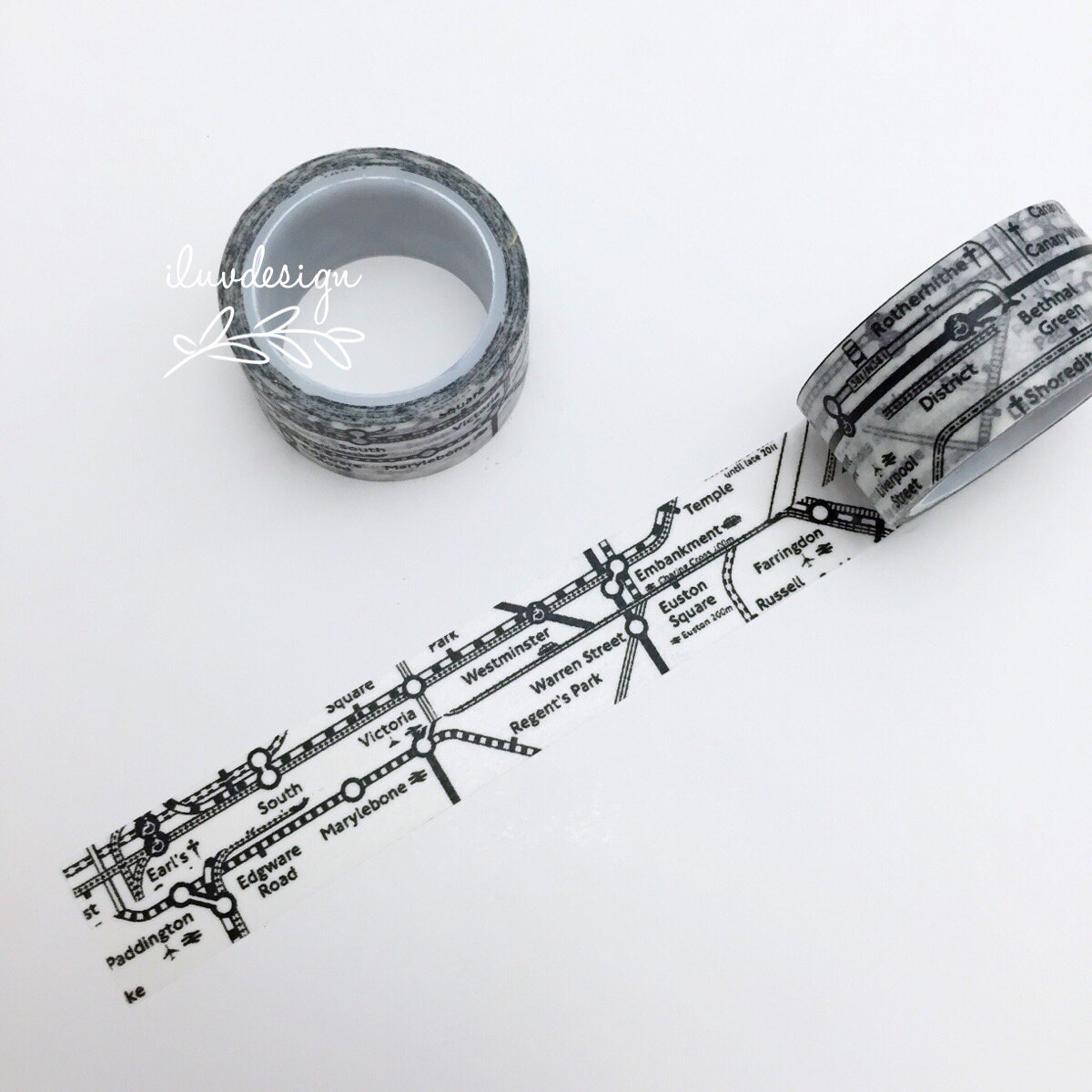 Road Map Tape Road Map Washi Tape Road Map Decorative Tape - Etsy