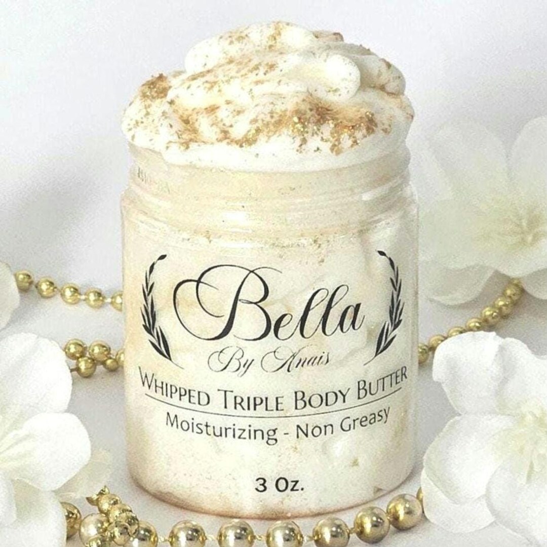 Glitter Whipped Body Butter: Natural Dry Skin Care - Etsy