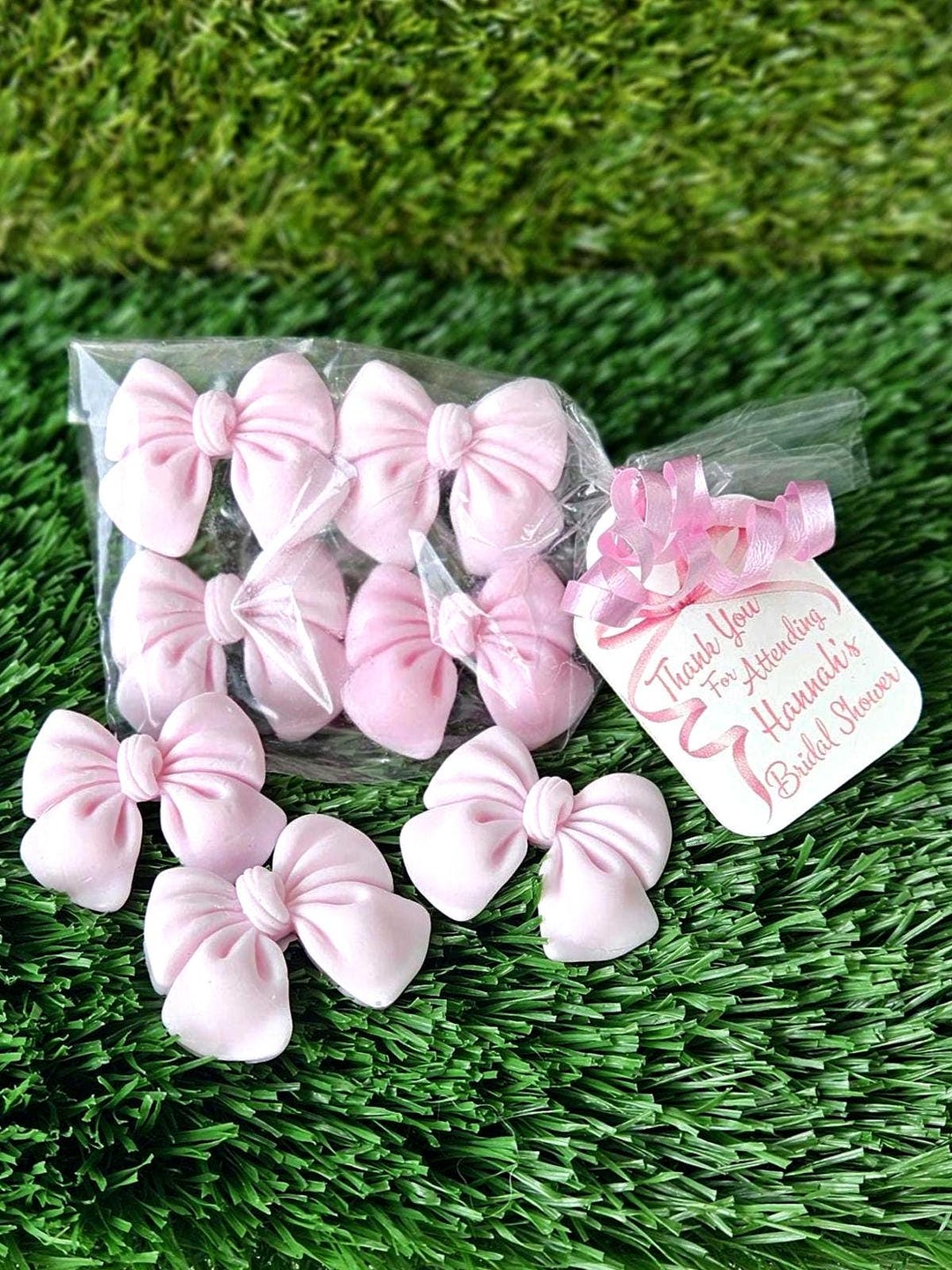 Mini Pink Bows, Mini Soaps, Small Soap, Small Baby Shower Favor, Small ...