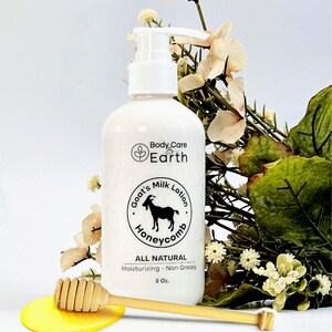 Handmade Organic Goat Milk Lotion: Natural Body Moisturizer (8 Oz) - Etsy