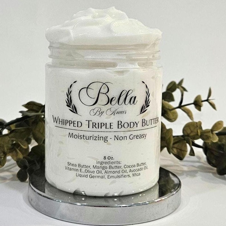 Tea Tree Whipped Body Butter: Natural Non-greasy Dry Skin Care - Etsy