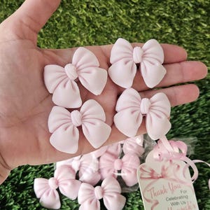 Mini Pink Bows, Mini Soaps, Small Soap, Small Baby Shower Favor, Soap ...