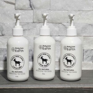 Handmade Organic Goat Milk Lotion: Natural Body Moisturizer (8 Oz) - Etsy
