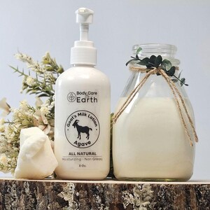Handmade Organic Goat Milk Lotion: Natural Body Moisturizer (8 Oz) - Etsy