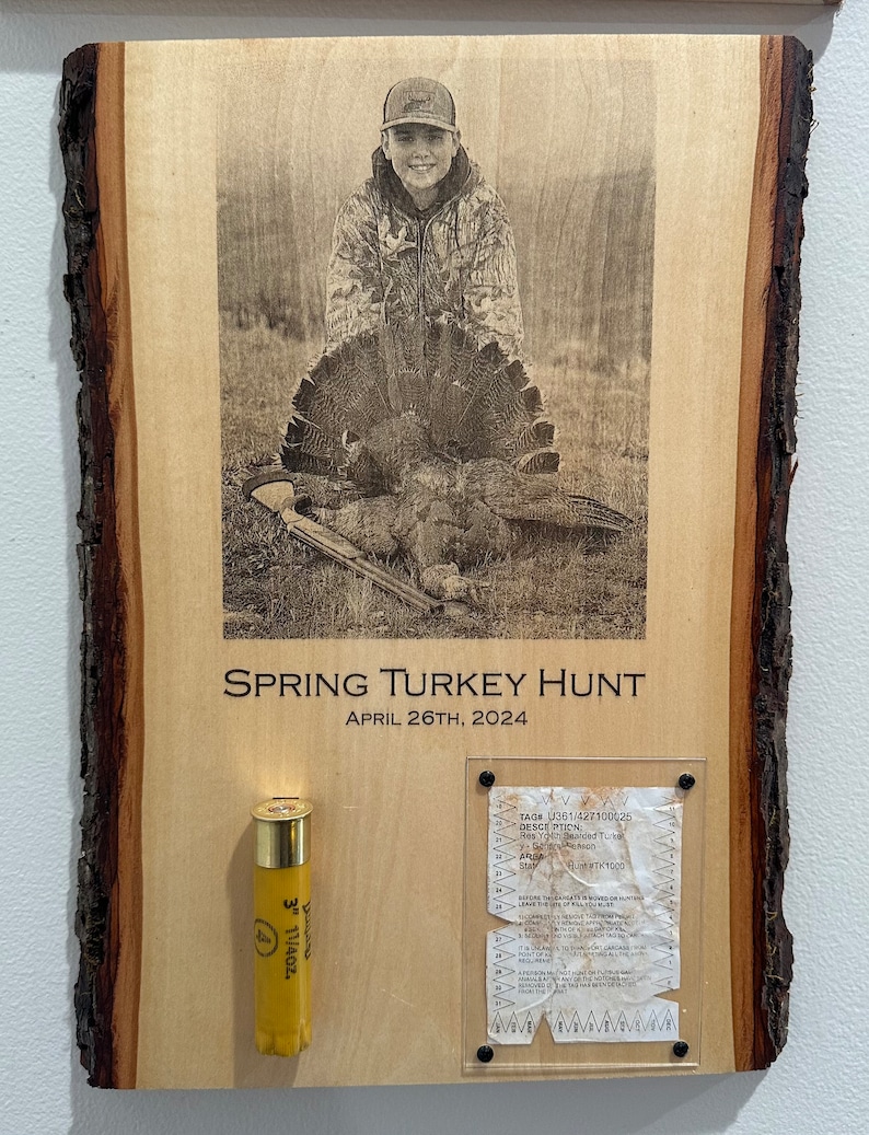 Custom Laser Engraved Hunting Photo Plaques - Etsy
