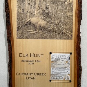 Custom Laser Engraved Hunting Photo Plaques - Etsy