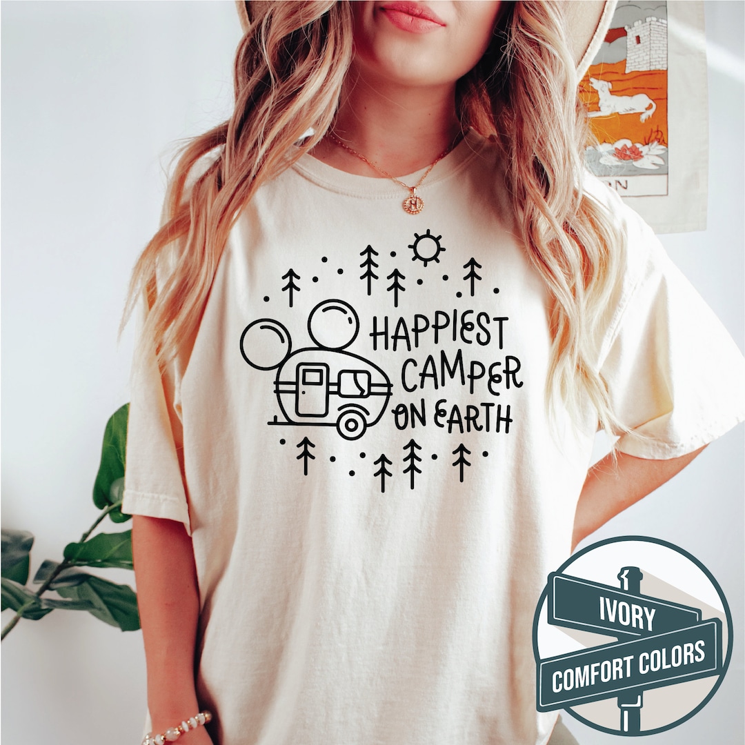I'm a Happy Camper T-shirt, Fort Wilderness Shirt, Disney Camp, Happy Camper, Happiest Camper ...