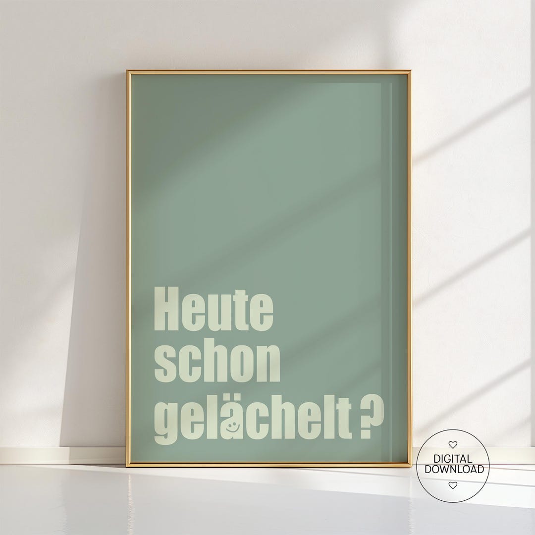 Have You Smiled Today Poster, Positive Quote Print, Motivational Home ...