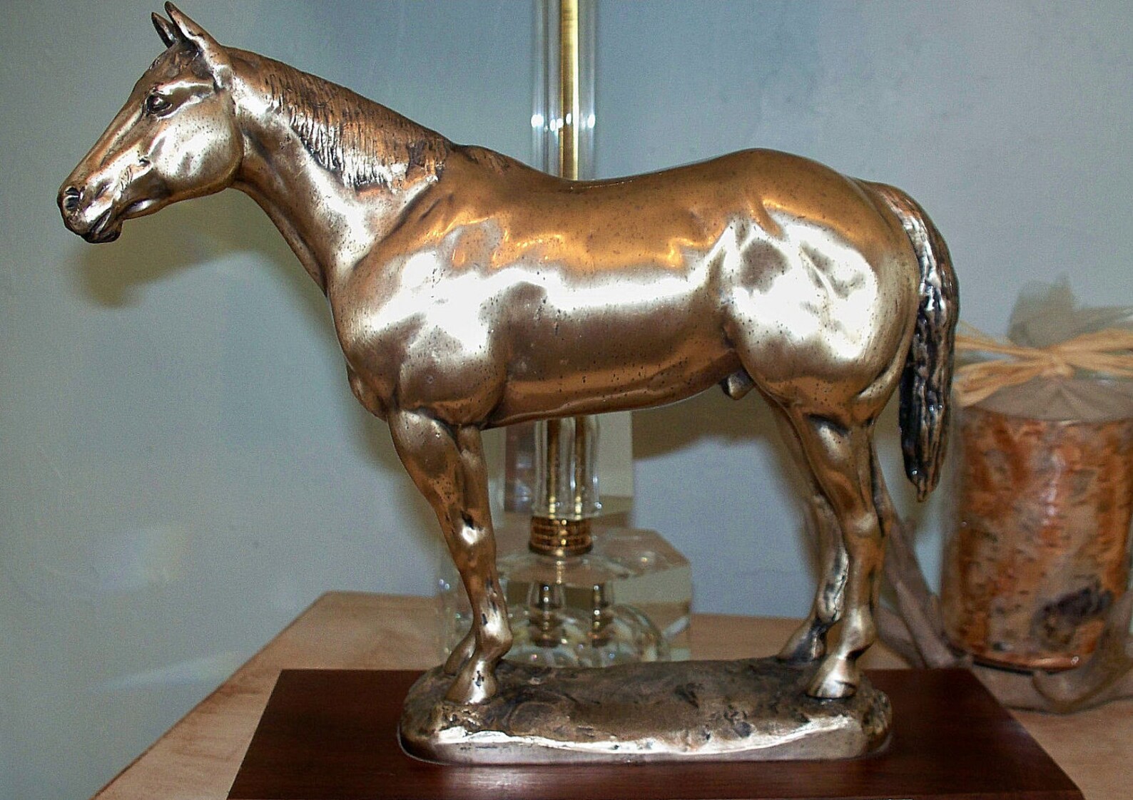 Vintage Horse Trophy,polychrome,aqha Grand Champion Gelding,george ...