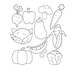 A Fruits & Vegetables Coloring Book 50 Pages PDF - Etsy