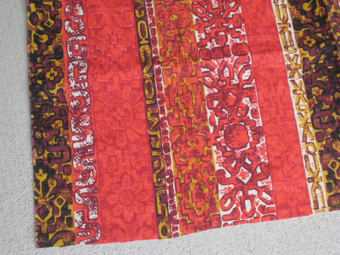 Vintage Tapa Cloth Tiki Fabric Hawaiian Designs - Etsy