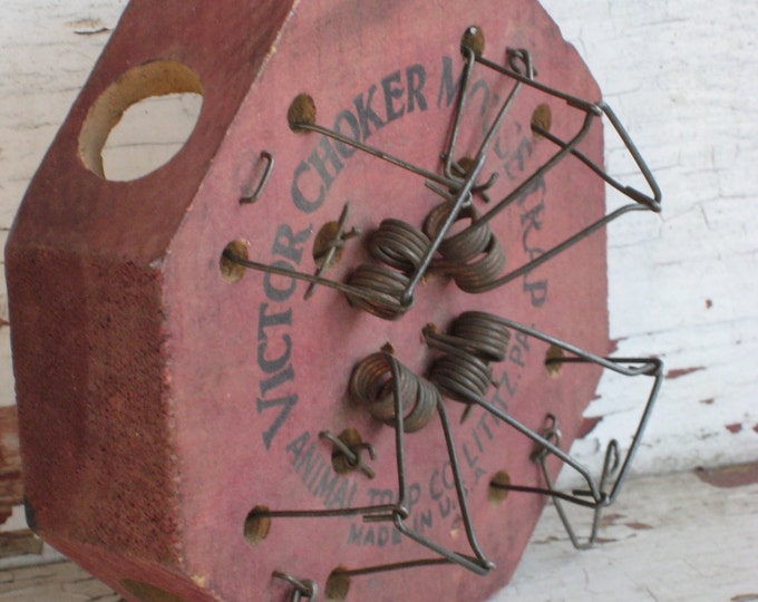 1920s Mouse Trap by Victor Choker of Lititz, PA Octagonal 4 Mouse Trap ...