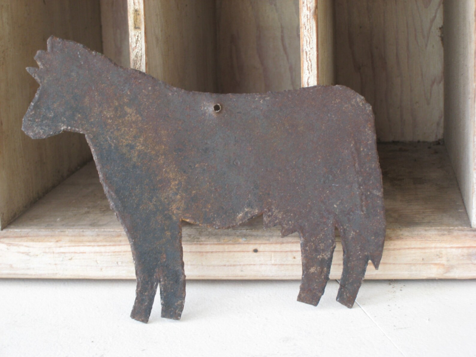 Vintage Cow Silhouette Metal Primitive Art Rustic Cow Decor (812-W) - Etsy