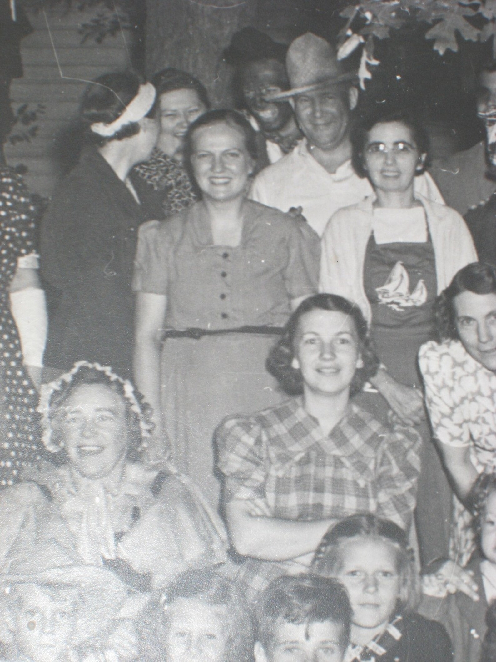 Vintage 1950s Group Photo People in Costume for Theater or Halloween ...