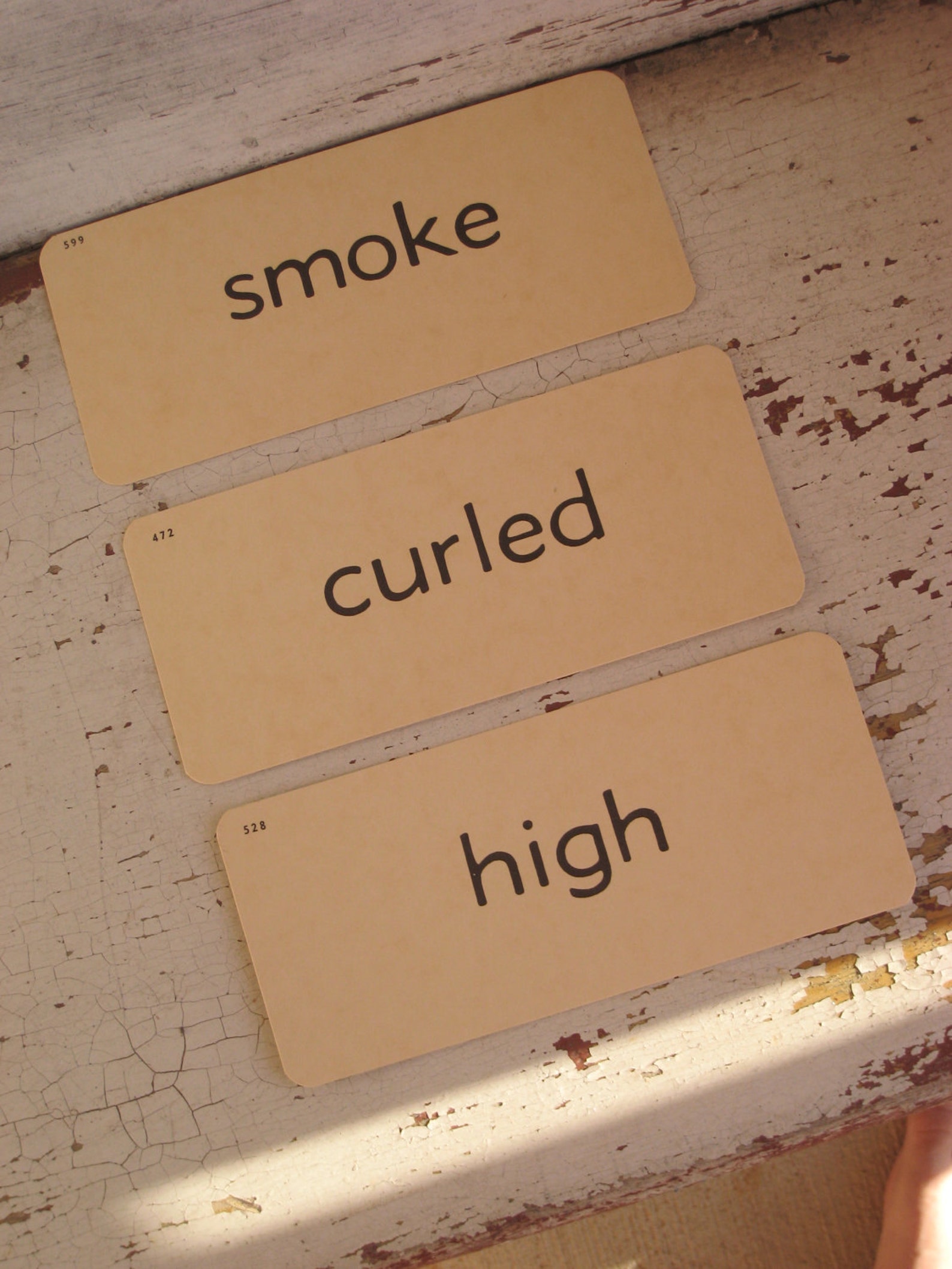 Vintage Flash Cards Dick & Jane Smoke Curled High 3794-W - Etsy