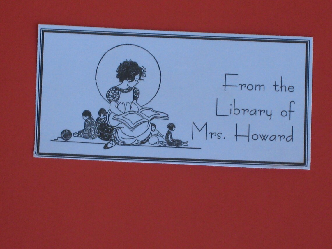 PDF Vintage Style Victorian Bookplates PDF File Printable - Etsy