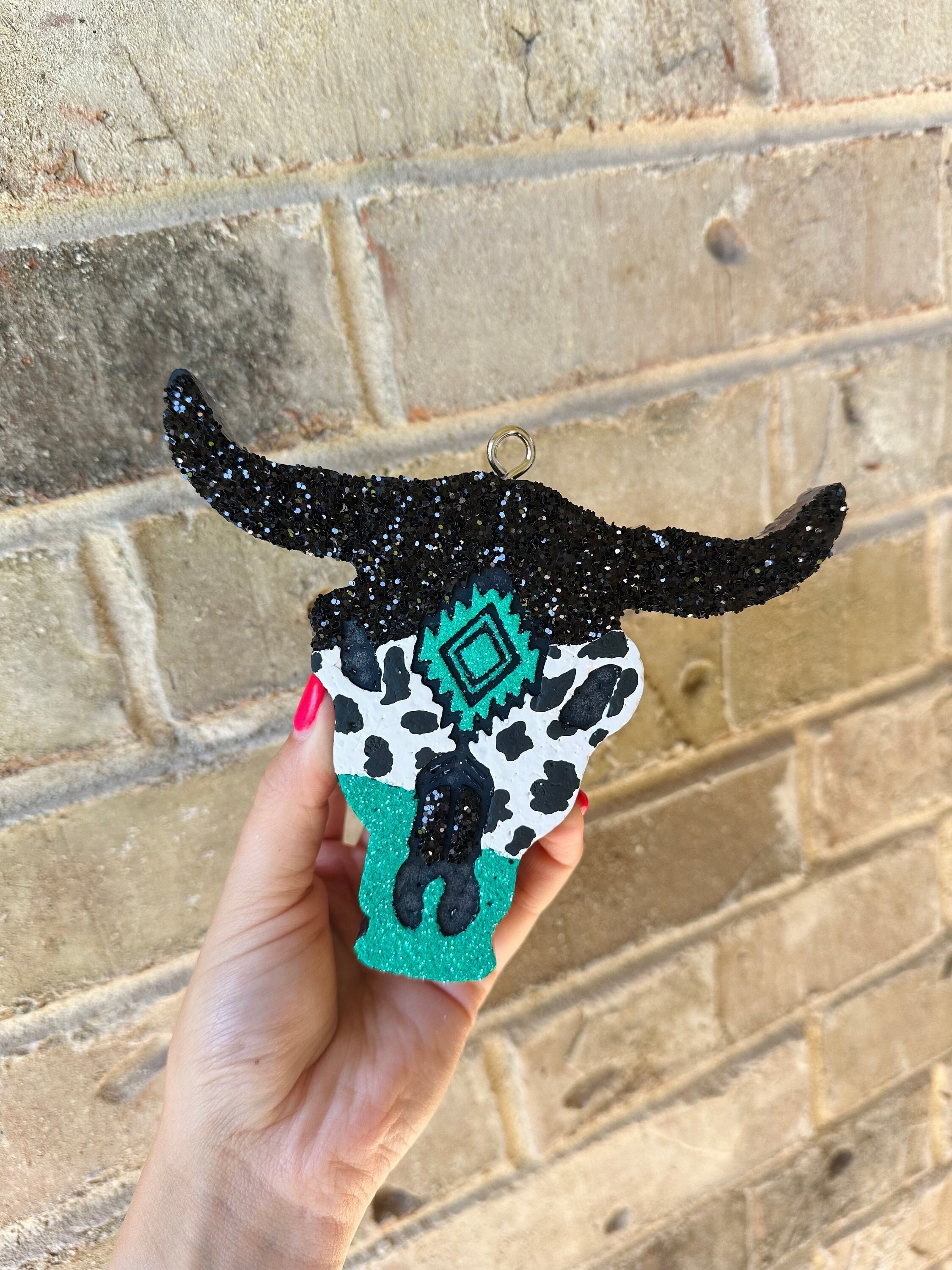 Cow Print Bull Car Freshie Car Freshie Car Air Freshener Car Decor ...