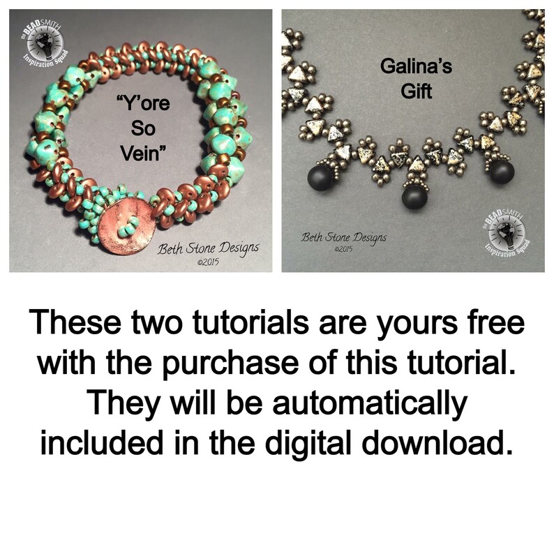 Tutorial Bella a Beth Stone Original Seed Bead Stitch - Etsy