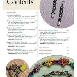 Seed Bead Stitching - A PDF Digital Book - Etsy