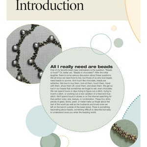 Seed Bead Stitching - A PDF Digital Book - Etsy