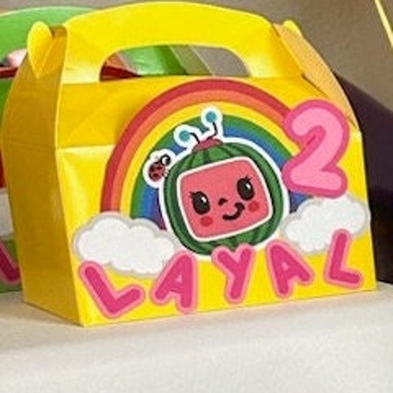 Cocomelon Favor Boxes - Etsy