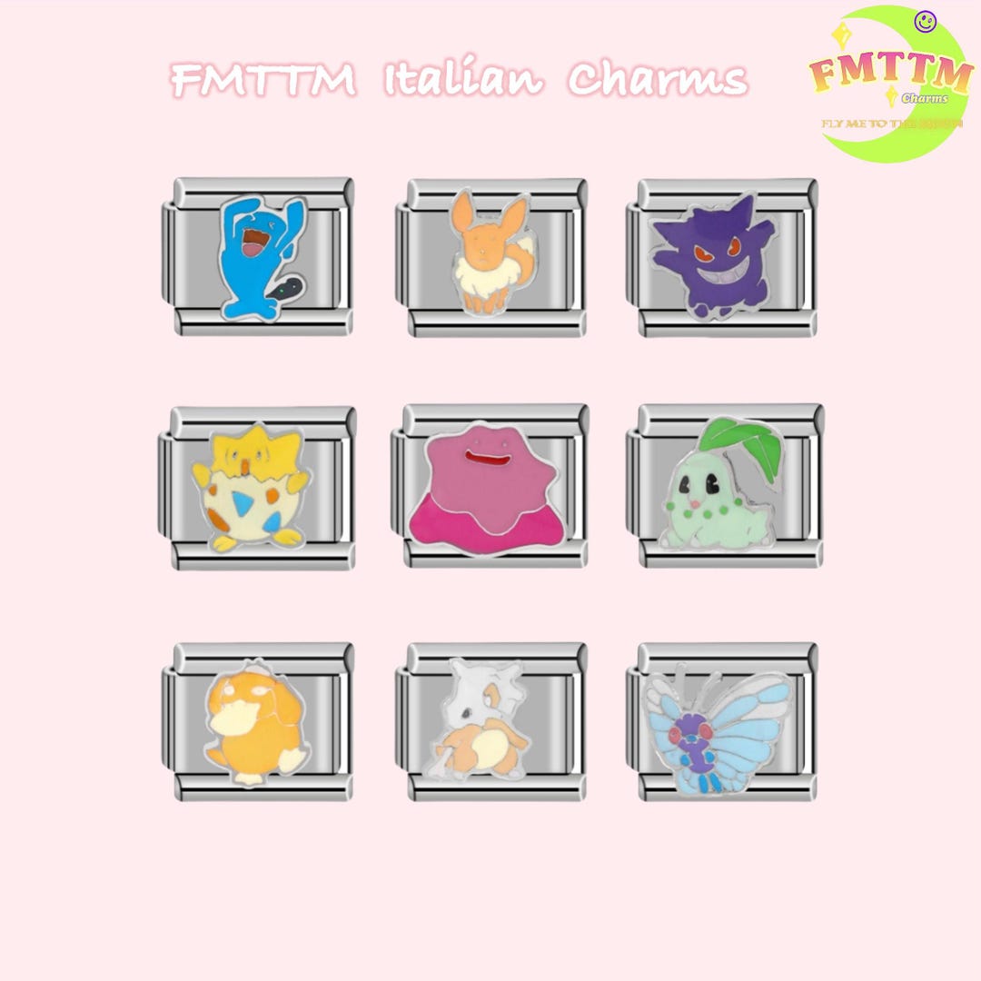 Limited Edition Pokémon No. 2 Italian Charms Fits Classic 9mm ...
